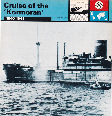 CRUISE OF THE KORMORAN ~ 1940-1941 ~ GERMAN MERCHANT RAIDER | eBay