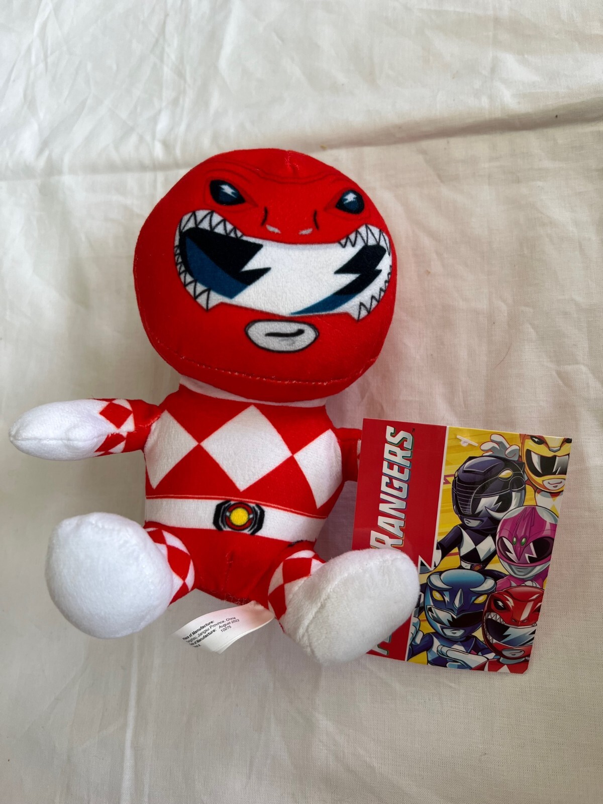 Red Power Rangers Plush 7" Tags Attached | eBay