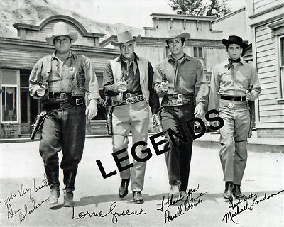 Bonanza 8" x 10" Black & White AUTOGRAPHED Photo Reprint BON-X01 | eBay