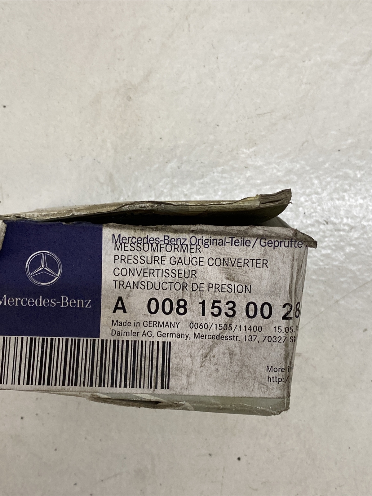 Engine Oil Pressure Sensor Mercedes SLS AMG A0081530028 | eBay