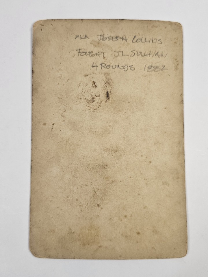 Tug Wilson 19th Century Heavyweight Boxing Champion Original Cabinet ...