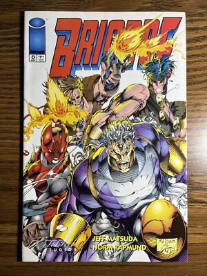 BRIGADE # 0 JEFF MATSUDA COVER DIE-HARD BADROCK SHAFT IMAGE COMICS 1993 ...