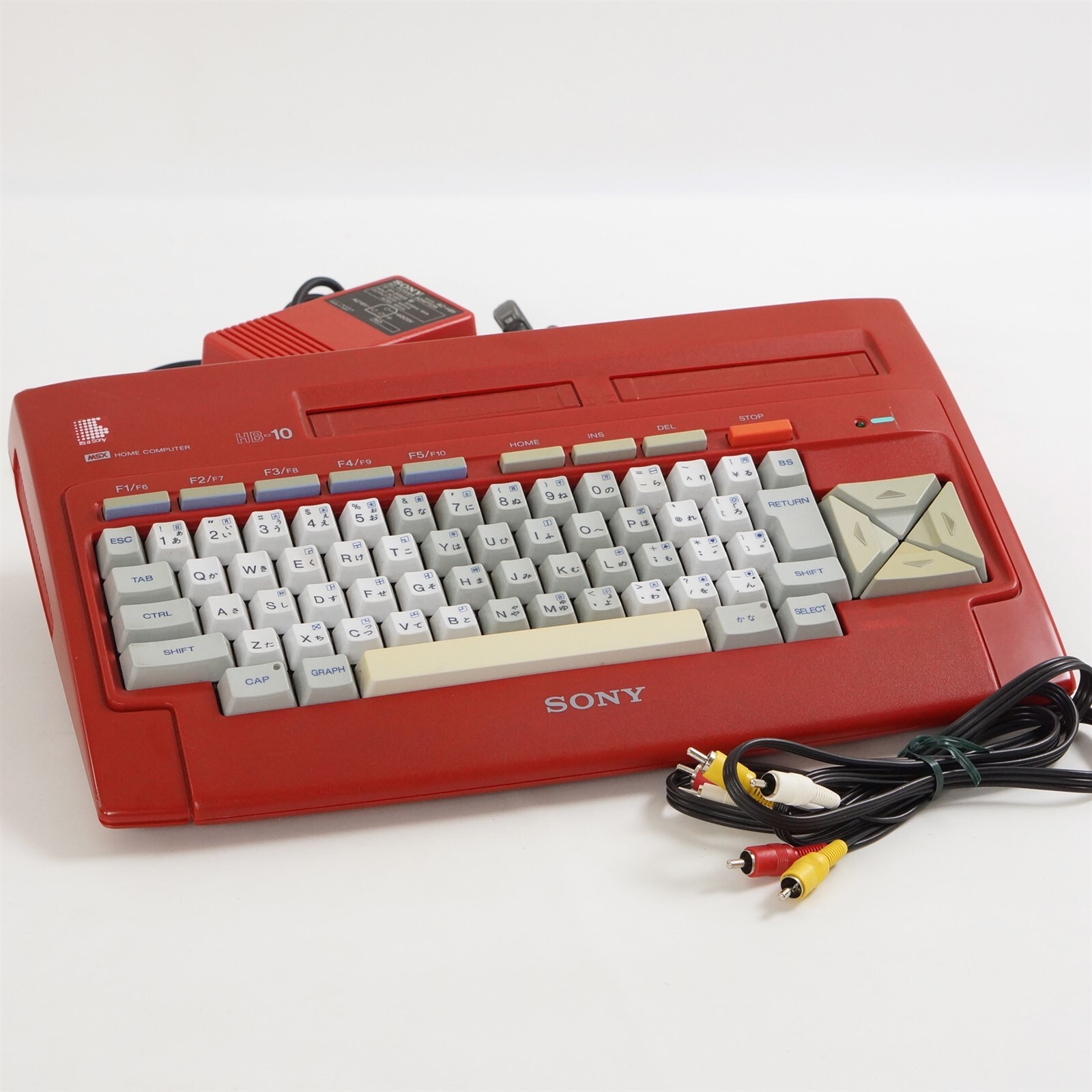 MSX SONY HIT BIT HB-10 Home Computer Red Tested 213919 | eBay