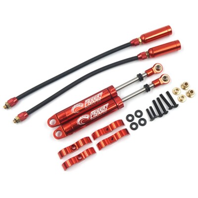 NEW Yeah Racing 110mm Desert Lizard PB Int Spring Shocks 2 Red FREE US ...