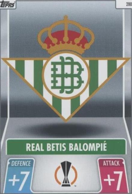 2021-22 Topps Match Attax UCL - Real Betis #280 for sale online | eBay