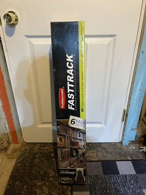 Rubbermaid fast track garage organization system (6 Pack) | eBay