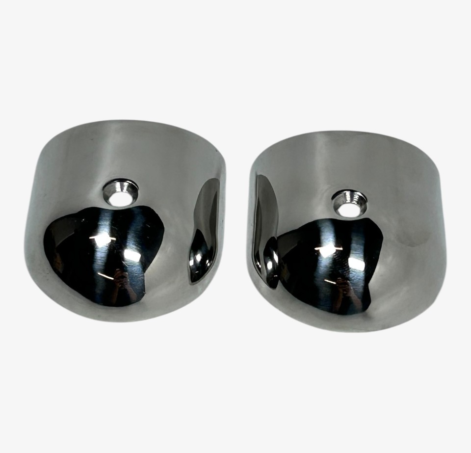 Taco Marine F16-0039, Stainless Steel Boat Rub Rail End Caps 1 7/8 ...