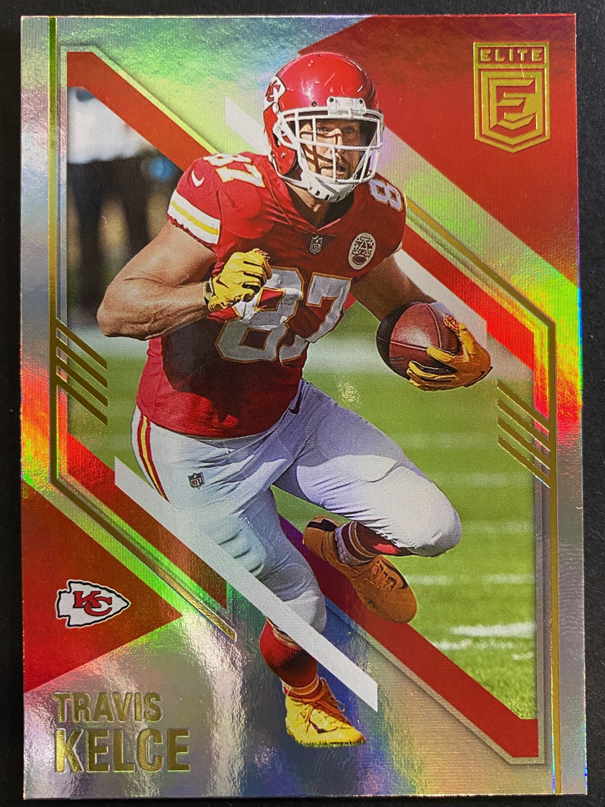 Travis Kelce 2021 Donruss Elite Football Card Kansas City Chiefs #44 | eBay