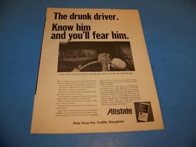 Allstate Insurance Companies Original Print Ad From Magazine 1969 | eBay
