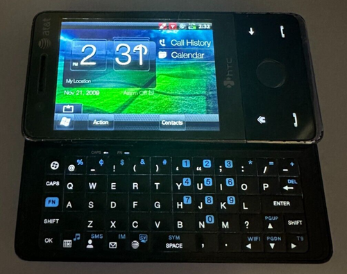 HTC Touch Pro P4600 Fuze RAPH110 - Black AT&T Rare Smartphone w/ Pen ...
