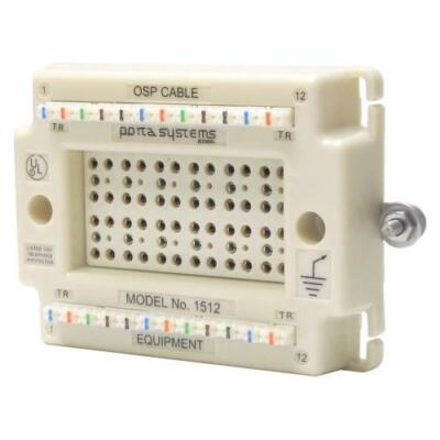 Porta Systems 1512 110 In/Out 12 Pair Telephone Line Protector Block ...