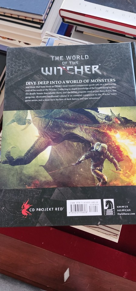 The World of the Witcher Video Game Compendium Hardcover Lore Guide Art ...