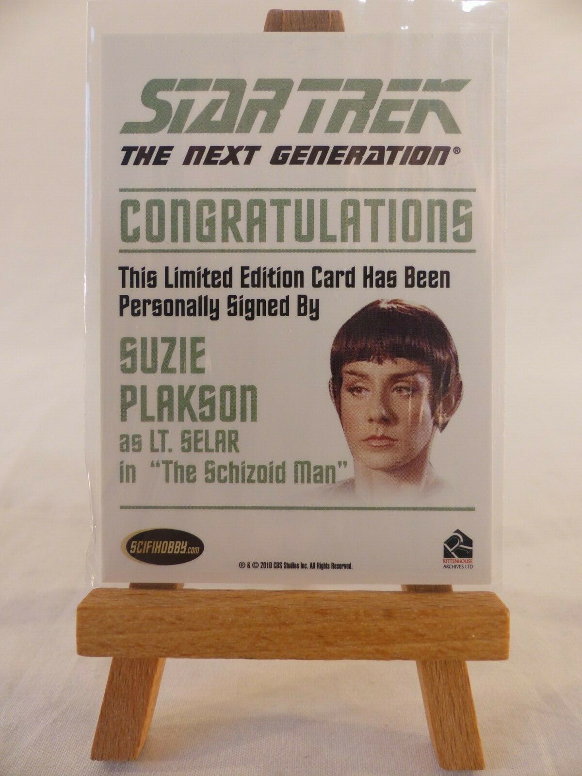 The Complete Star Trek TNG Series 1 Autograph Card Suzie Plakson as Lt ...