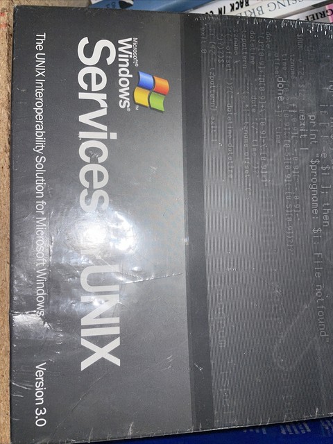 Microsoft Windows Services For UNIX 3.0 (1 Server/s) for sale online | eBay