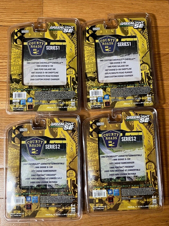 Lot of 4 County Roads Greenlight SE Dodge Ramcharger Sweptline D-100 | eBay