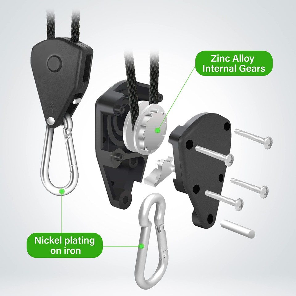 24Pcs 1/8" Kayak Tie Downs Rope Canoe Bow and Stern Tie Down Straps ...