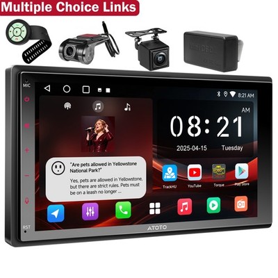 ATOTO 7Inch Android Car Stereo Double DIN w/ Apple Car Play & Android ...