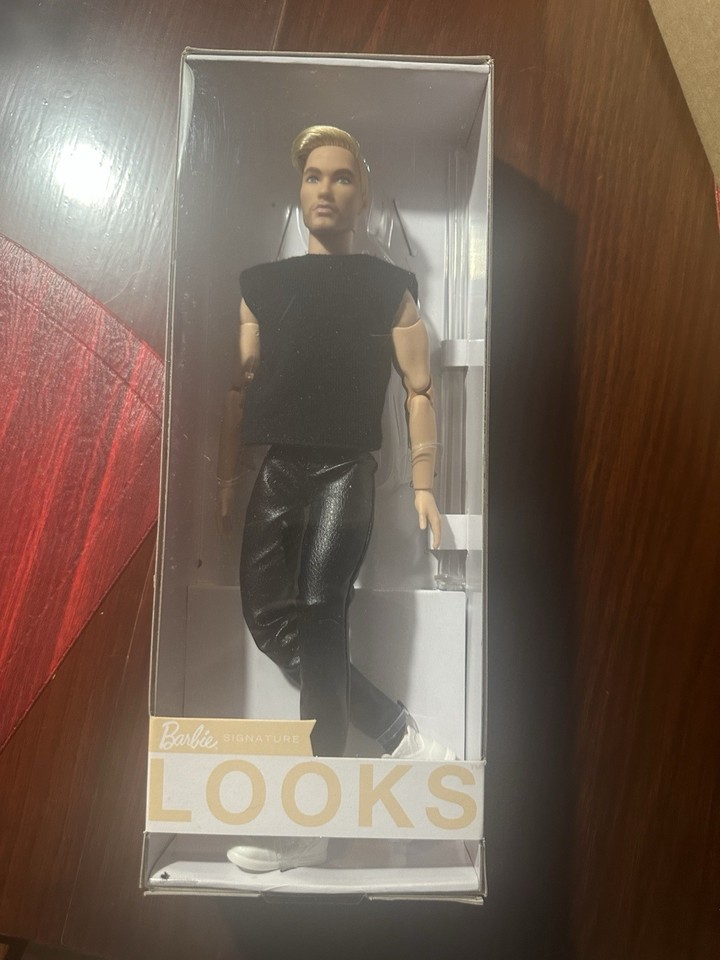 Barbie Signature Looks Ken Doll Blonde w/ Facial Hair GTD90 NEW RARE | eBay