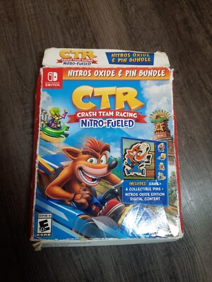 Crash Team Racing CTR Nitro-Fueled Pin Bundle Nintendo Switch no game ...