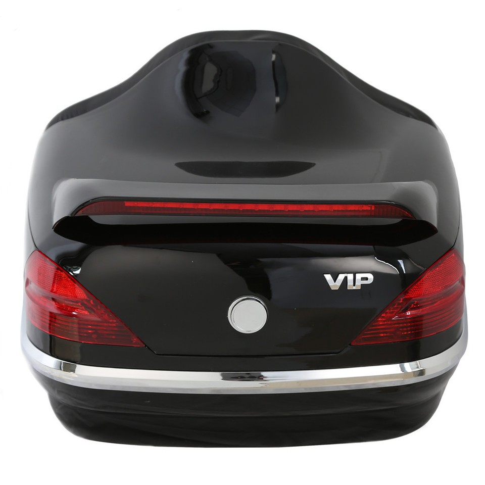 Motorcycle Trunk Luggage Storage Tail Box W/ Tail Light For Harley ...
