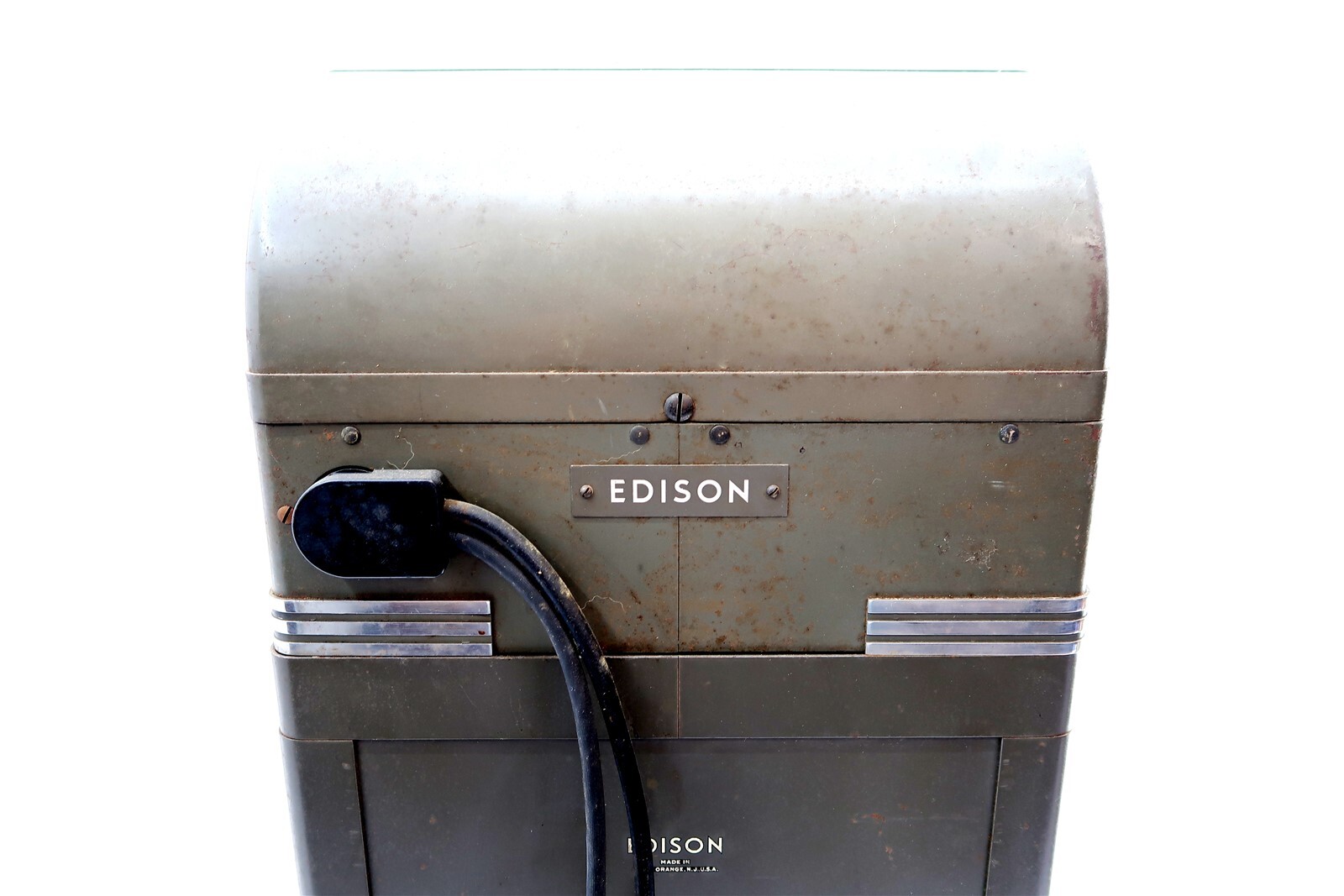 Antique EDISON EDIPHONE Transcription Machine With Stand & Cables AS-IS ...