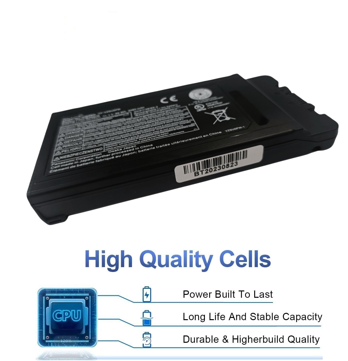 New CF-VZSU0PW CF-54 CF-VZSU0PR 46W battery Replacement For Panasonic ...