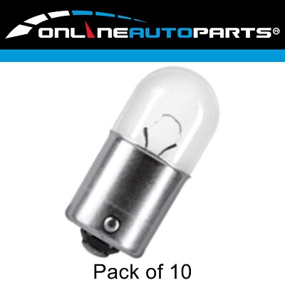 Pack of 10 - 12 Volt 5 Watt BA15S Bulbs / Interior / Park Globes | eBay