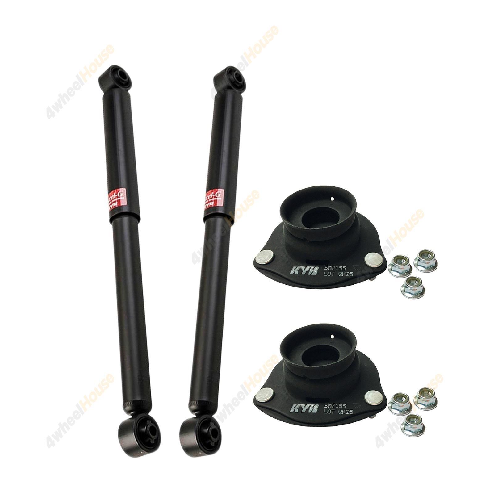 2 x KYB Shock Absorbers Strut Top Mount Kit Front 3340153 3340152 ...