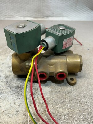 NEW NO BOX ASCO Pilot Operated 4-Way Dual Solenoid Valve 8344G50 | eBay