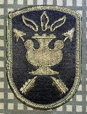 US Army OD Subdued JFK Special Warfare Center Patch Iron-On Used B815 | eBay