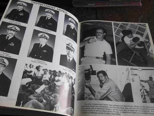 USS KISKA AE-35 WESTERN PACIFIC DEPLOYMENT CRUISE BOOK YEAR LOG 1986-87 ...