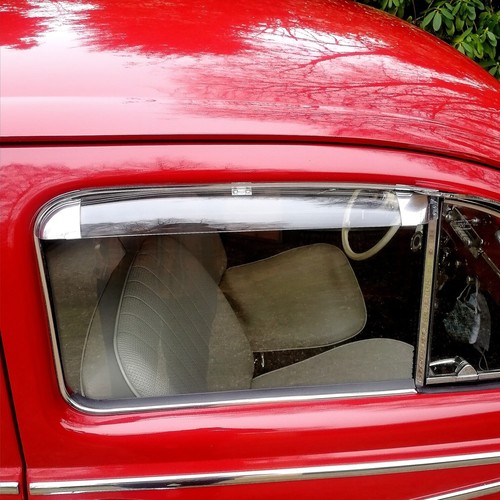 CLEAR Perspex / Aluminium Window Shades Vents for VW Beetle Bug late ...
