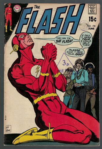Dc Comics Flash 198 Justice League VGF 5.0 superman wonder woman 1970 ...