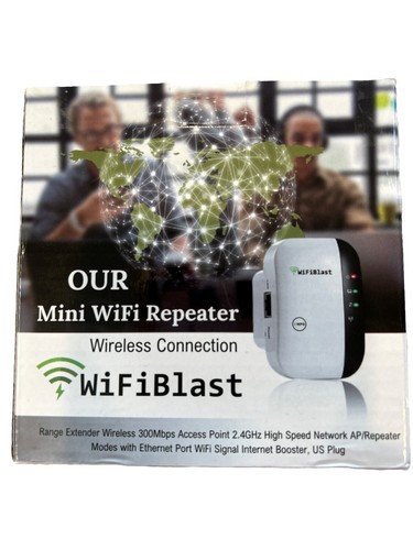 WiFi Blast Wireless Repeater Range Extender WifiBlast Home Amplifier | eBay