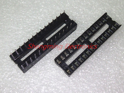 100PCS 28 Pin DIP28 Integrated Circuit IC Sockets Adaptor Solder Type ...