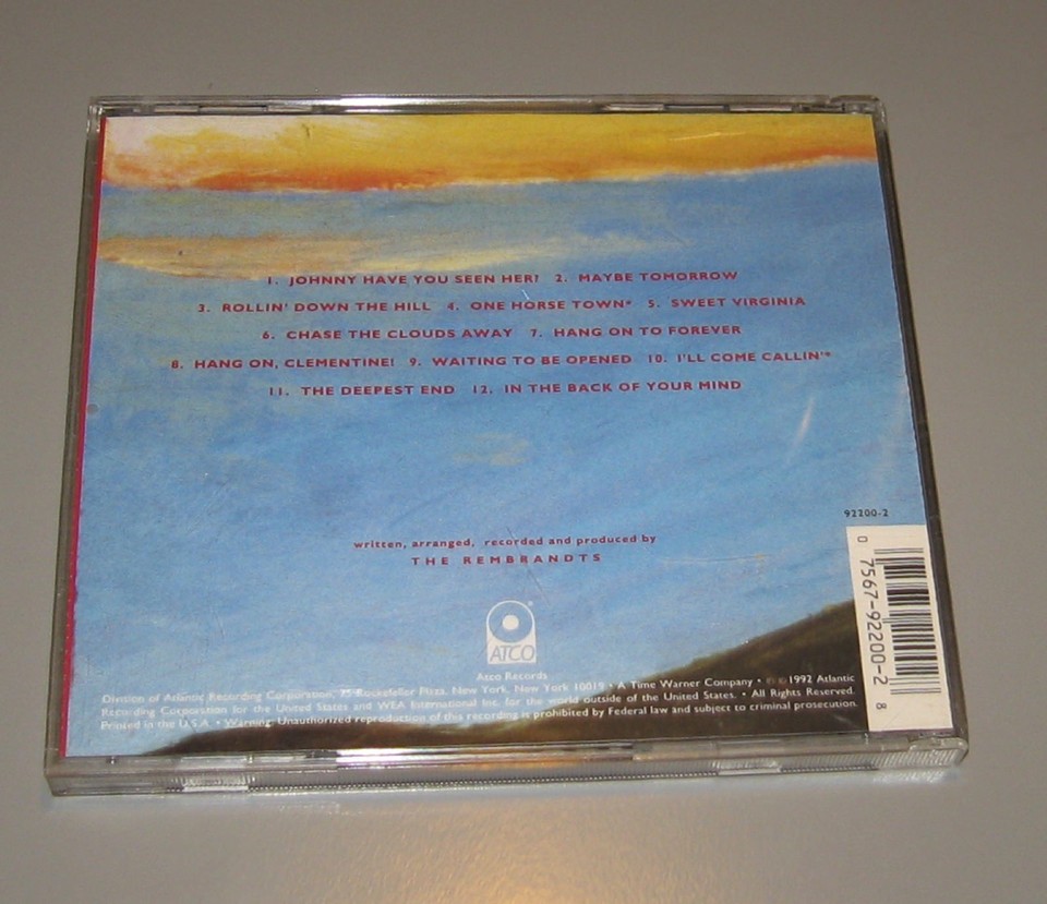 The Rembrandts - Untitled (CD, 1992, ATCO Records) | eBay