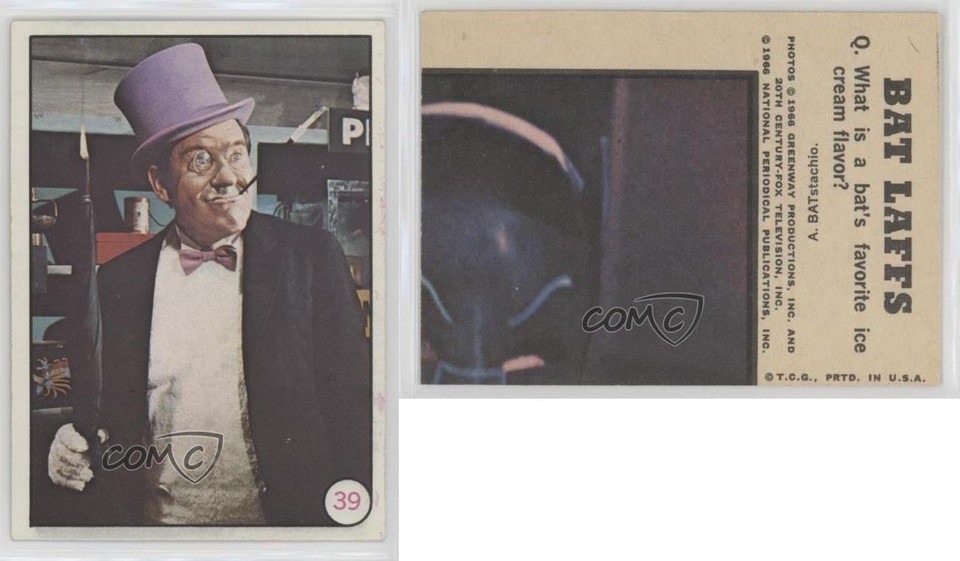 1966 Batman Bat Laffs Penguin Burgess Meredith (No Movie Promo on Back ...