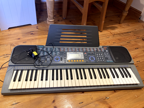 Casio CTK-601 High Grade Keyboard 61-key model with Plug-in Cable ...