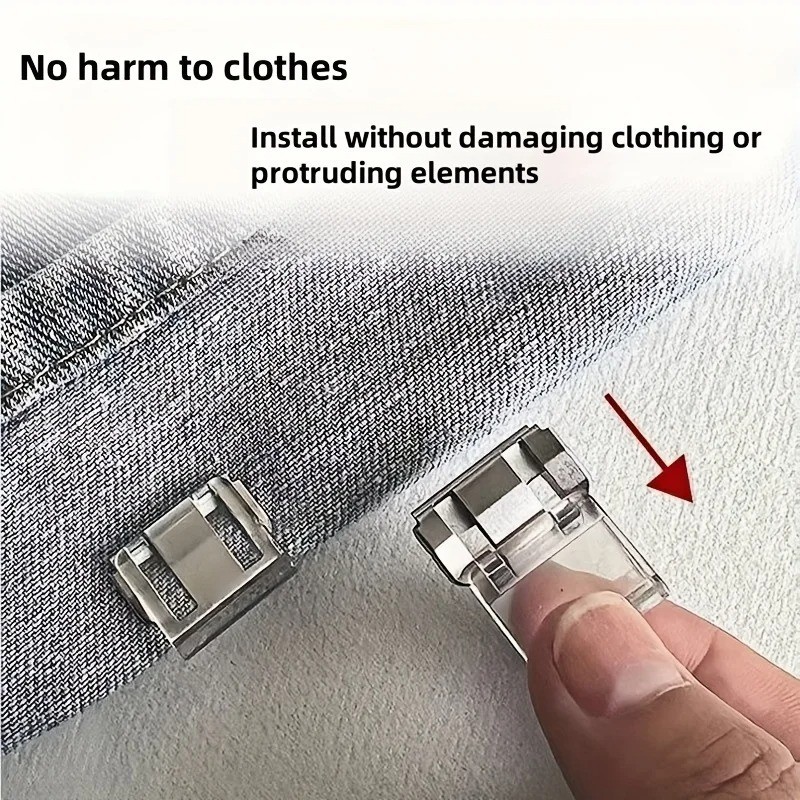2/4/6/Pcs Invisible Leg Shortening Clip, Non-Slip Pants Edge Clip, Used ...
