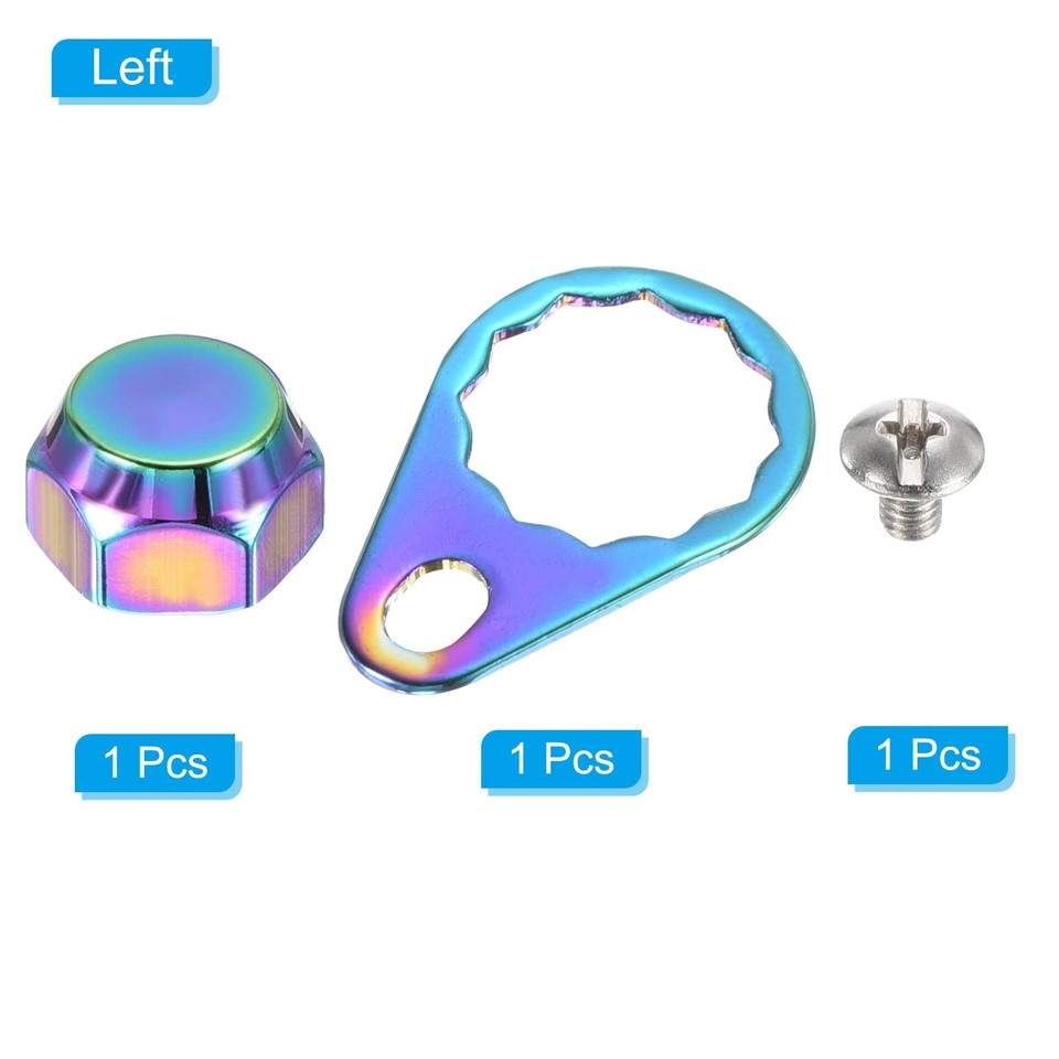 Patikil Fishing Reel Handle Screw Nut Locking Plate, Left-Hand Screw M8 ...