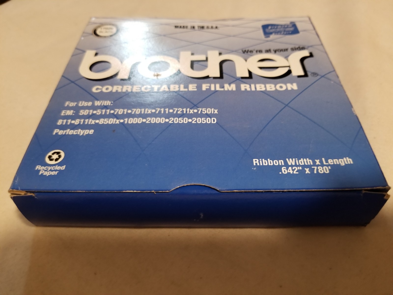 Brother Correctable Film Ribbon .642" x 780' 17020 Black | eBay