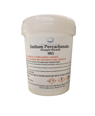 Sodium Percarbonate / Oxygen Bleach Home Brew Stain Remover - 1kg Jar ...