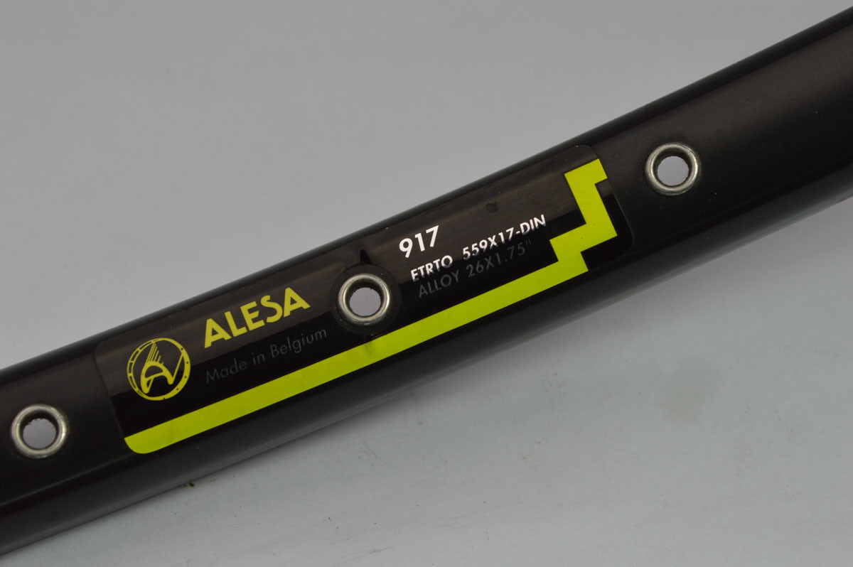 NEW Rim Alesa 917 hard anodised 36 hole 26" 559x17 mm clincher alloy ...