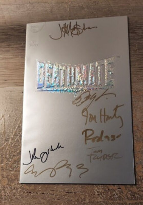 DEATHMATE TOUR BOOK IMAGE/ VALIANT - AUTOGRAPHED, Signed BY 7 people | eBay