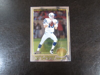 2001 Topps Chrome # 207 Peyton Manning Card (B61) Indianapolis Colts | eBay