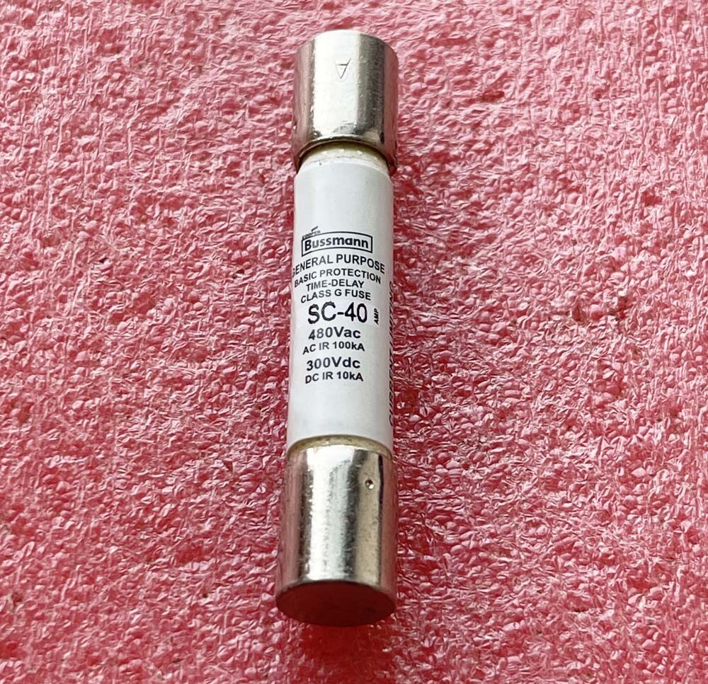 Bussmann SC-60 SC60 (60 Amp) SC 60A 480Vac Fuses TIME-DELAY CLASS G ...