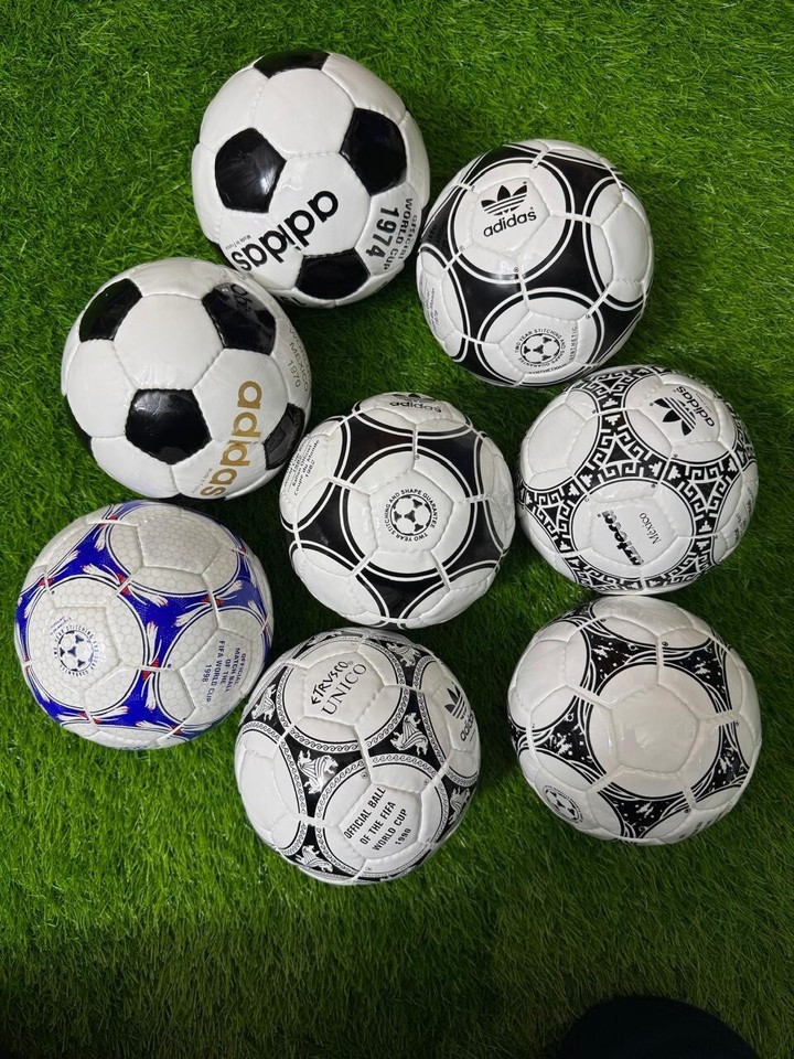 adidas historical mini ball set 8 pcs for collector FIFA world cup 1970 ...