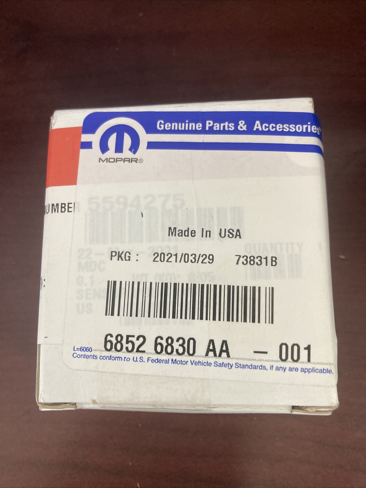 Mopar 68526830AA Sensors - Engine Crankshaft Position Sensor for sale ...