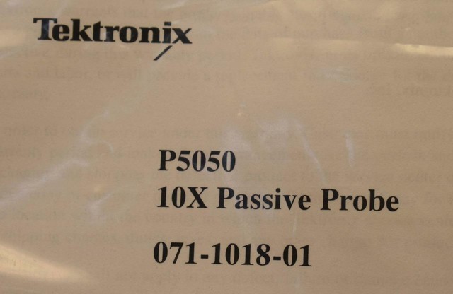 Tektronix P5050 Passive Voltage Oscilloscope Probe 500 MHz 10x for sale ...