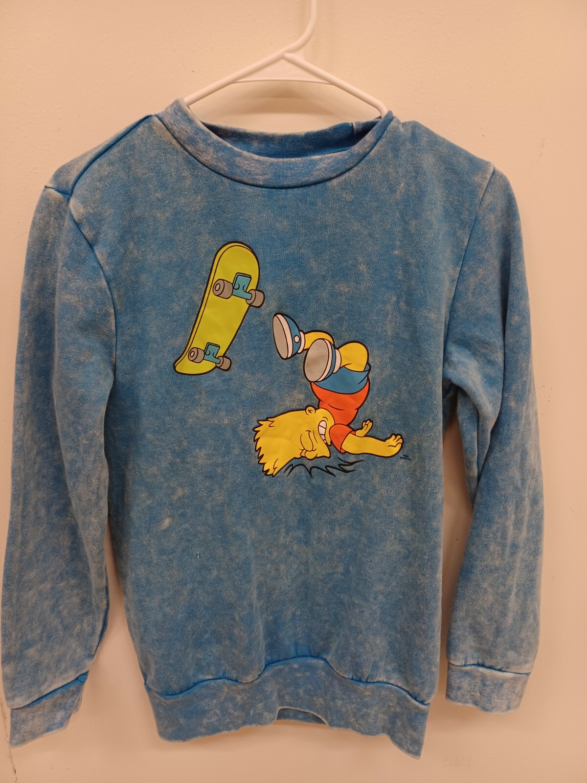 The Simpsons Acid Wash Bart Simpson Sweatshirt Men's small 1990s look ...